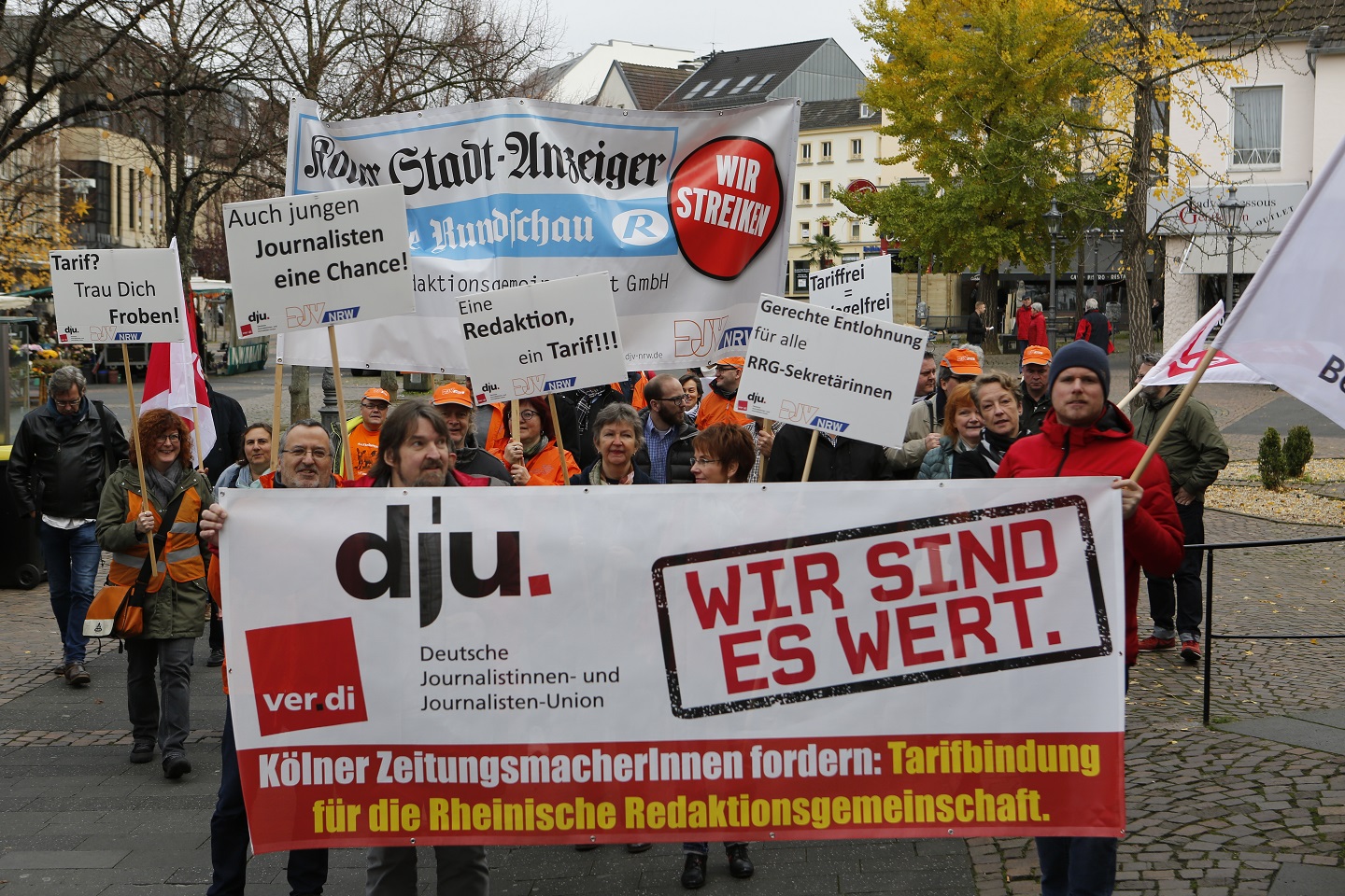 Kölner im 3-Tage-Streik - M - Menschen Machen Medien (ver.di)